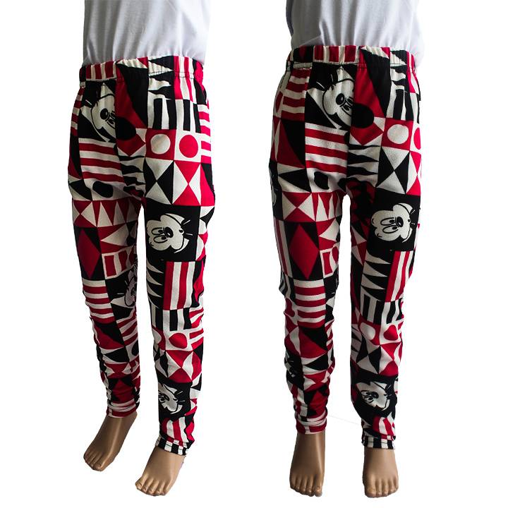 (HARGA BORONG) KIDS GIRL LEGGING CARTOON LONG PANTS CASUAL SLIM FIT ...